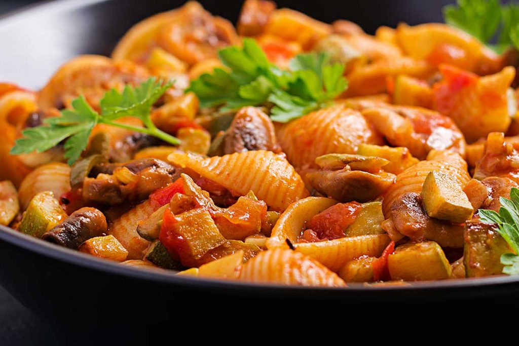 Pasta de Caracol con Tocineta - Comarrico