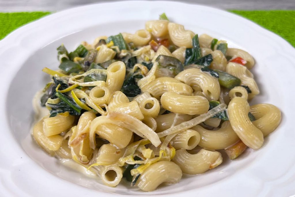 Pasta con verduras - Comarrico